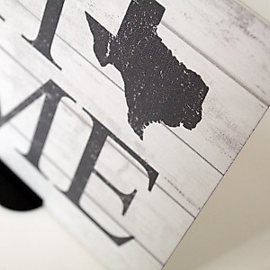 Home State Sign - Metal - Modern Home State Sign