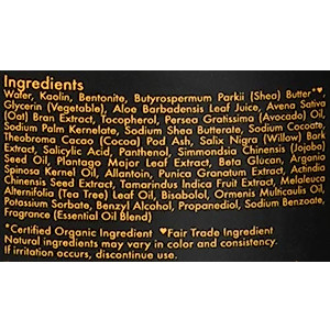 SHEA MOISTURE African Black Soap Clarifying Mud Mask, 6 Ounce