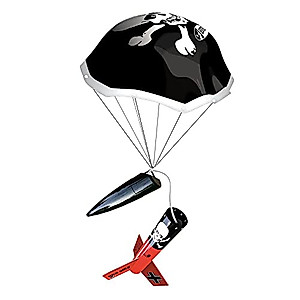 Estes 9721 Der Big Red Max Flying Model Rocket Kit - Reaches 1100 ft 335 m - Advanced Pro Series II Advanced Build