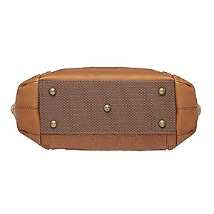 GTM Gun Tote'n Mama Cowhide Conceal Carry Purse, tan, One Size
