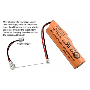 WirelessFinest Battery Replacement for Wahl Magic Clip Clipper Hair Cordless Designer Senior Sterling-4 Beretto Super Taper Part 93837-OO1 + Tool Repair Fix Dead Power Issue