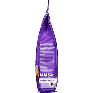 IAMS PROACTIVE HEALTH Healthy Kitten Dry Cat Food with Chicken Cat Kibble, 3.5 lb. Bag