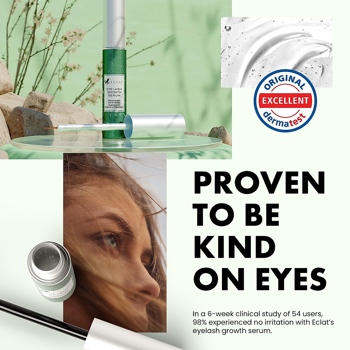 𝗧𝗢𝗣 𝟮𝟬𝟮𝟯* Grande Lash Serum - Eyelash Growth Serum Eyebrow Eyelash Serum for Babe Lash Eyelash Serum - MD Lash Eyebrow Growth Serum Lash Growth Serum Thickness, Rapid Lash Grande Brow Serum