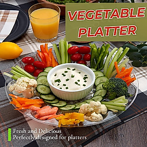 Deviled Egg Carrier with Lid, 10.375x3.5 in. Portable Serving Tray Vegetable Platter Kitchen Home Storage Dinner Cookouts Birthday Halloween Christmas Thanksgiving Party Picnic Food Container