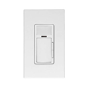 Leviton ODD24-IDW Wallbox, PIR 24VDC Dimming, Configurable with The Smart Sensor App, White