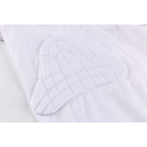 DGXINJUN Padded Youth Boys Football Rib Protector for Kids Girls Heart Guard Sternum Shirt Rugby Baseball Chest Protective