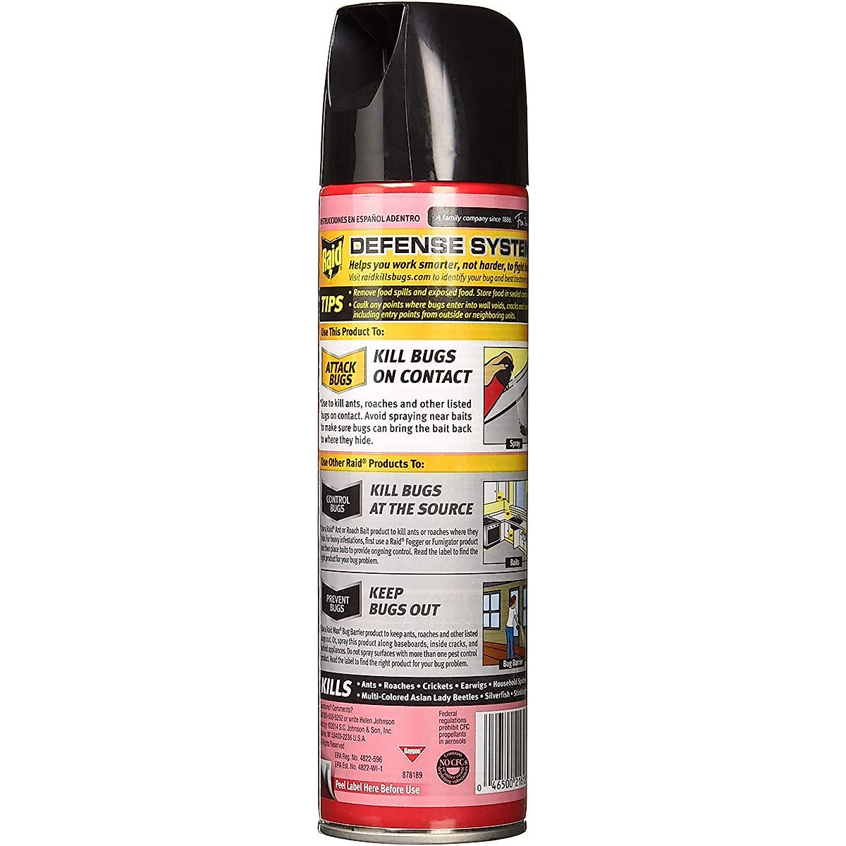 Raid Ant and Roach Killer 17.5 Ounce (Pack of 4)