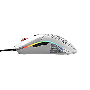 Glorious PC Gaming Race Model O Gaming-Mouse - White, Glossy