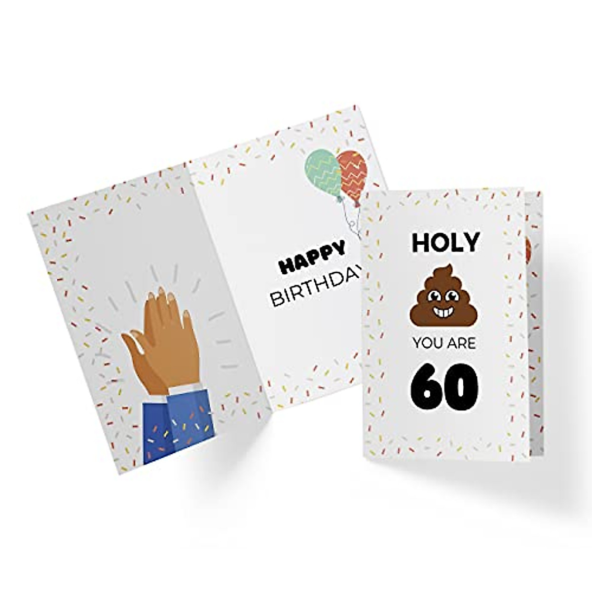 Funny 60th Birthday Card – Funny 60 Years Old Anniversary Card – Happy 60th Birthday Card – Hilarious 60th Birthday Card – with A Red Envelope