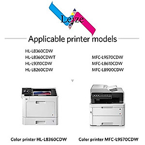 Leize Compatible Brother TN-436 TN436 Toner Cartridge Replacement for TN436BK High Yield use for Brother MFC-L8900CDW HL-L8360CDW MFC-L8610CDW HL-L8260CDW Printer (Black 2-Pack)