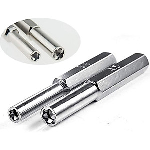 GCA Security Screwdriver/BitSteel Set of 3.8mm & 4.5mm Screwdriver Security Game Bits for NES, SNES, N64, GameBoy and GameCube