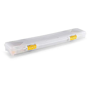 Plano Bow Max Compact Arrow Case, Clear, Archery and Archery Accessory Storage, Hard Bow Case, Holds Up to 28 Arrows, Customizable Organization