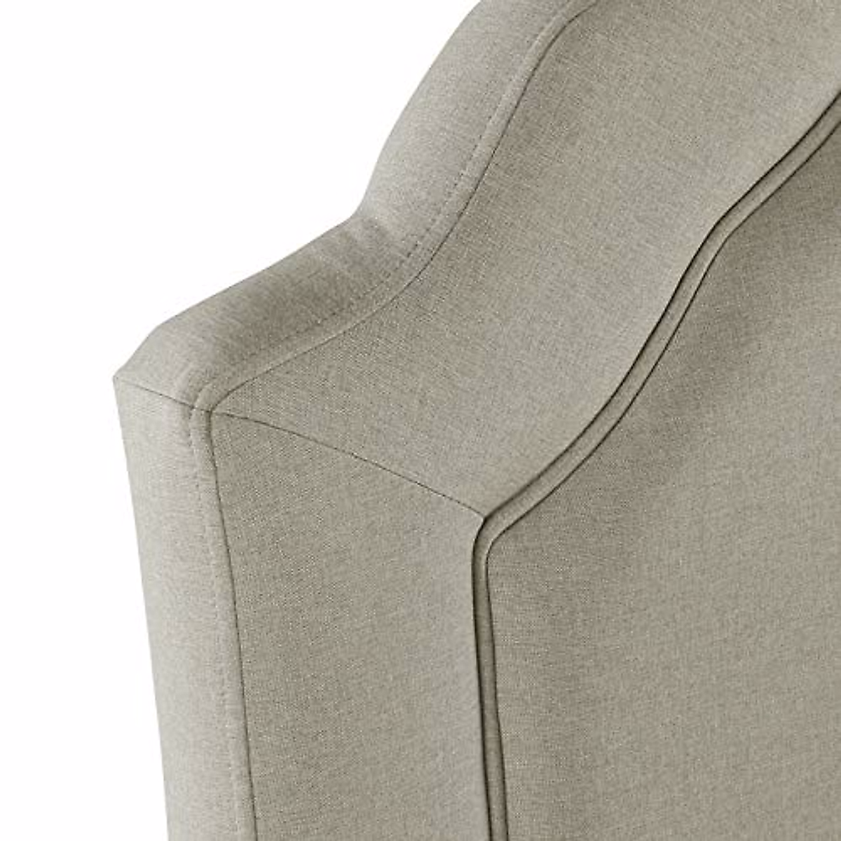 Homepop Home Decor | Upholstered Twin Headboard | Youth Headboard for Twin Bed, gray