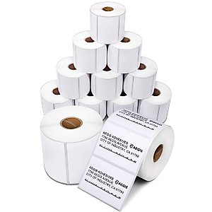 Aegis Adhesives - 3” X 2” Direct Thermal Labels for Shipping, Postage, Perforated & Compatible with Rollo, Zebra, & Other Desktop Label Printers (12 Rolls, 700/Roll)