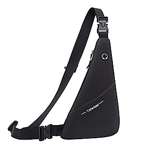 LOCALLION Sling Bag, Small Sling Backpack, Anti-Theft Chest Shoulder Bags, Slim Cross Body Side Pack for Men Women