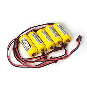 Coonyard (5-Pack) 1.2V 1500mAh 4/5A ELB-0320 Ni-CD Battery Replacement for Lithonia ELB1P2901N ELB1P201NB ELB1P201N2 ELB1210N ELB1P201N ELB-1P201NB Exit Sign Emergency Light