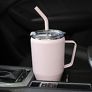 Zenbo Mug Tumbler 40 oz–Stainless Steel Vacuum Insulated Mug with Handle,Lid and Straw,Keeps Drinks Cold up to 34 Hours – Sweat-Proof Body, Dishwasher Safe