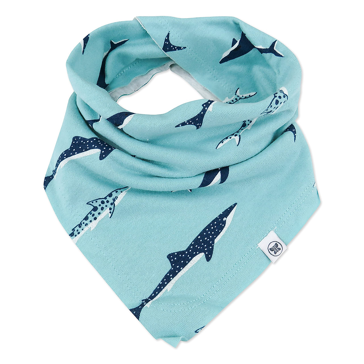 HonestBaby Boys' Multipack Reversible Bandana Drool Bibs Burpcloths Adjustable Snaps 100% Organic Cotton (Legacy), 5-Pack Seaside Fun, One Size