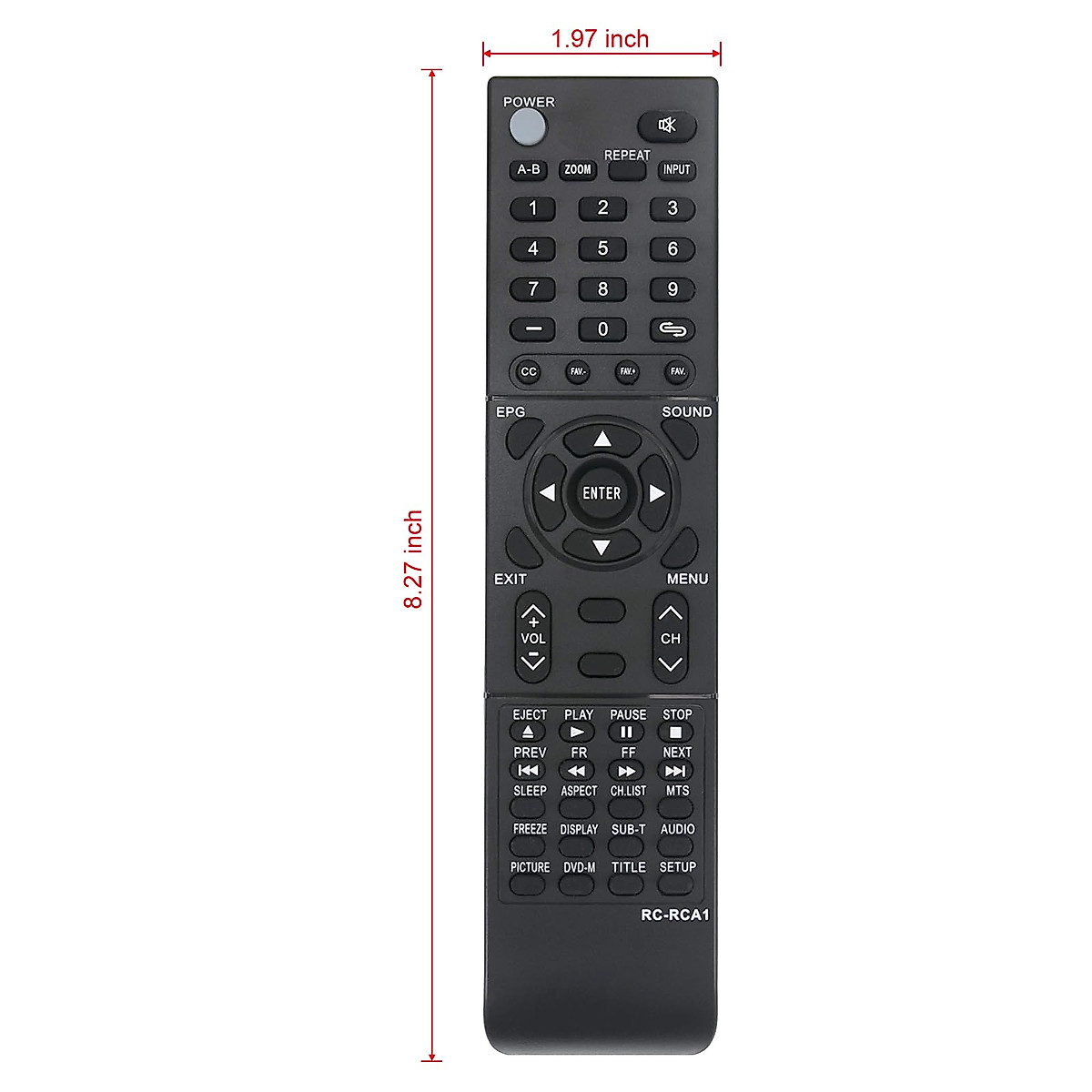 New RE20QP28 RE20QP80 Remote Replacement fit for RCA TV 26LA30RQ 26LA30RQD 26LA33RQ 26LB30RQD 26LB33RQ 32LA30RQ 32LA30RQD 32LA45RQ 32LB30RQ 32LB30RQD 32LB45RQ 37LA30RQ 37LA45RQ 39LB45RQ 40LA45RQ