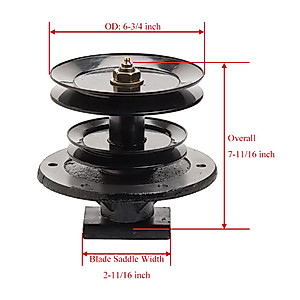 Max Motosports Spindle Assembly for Toro 62 inch Deck Z252l Z253 Z255 Z Master 105-1688