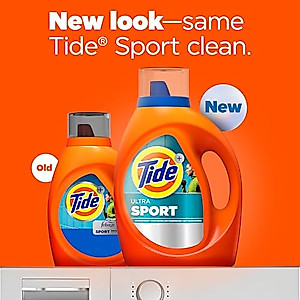 Tide Plus Febreze Sport Odor Defense Liquid Laundry Detergent Soap, HE Compatible, 94 Loads, 132 fl oz