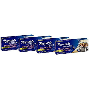 Reynolds Slow Cooker Liners, 4-Count (Pack of 4)