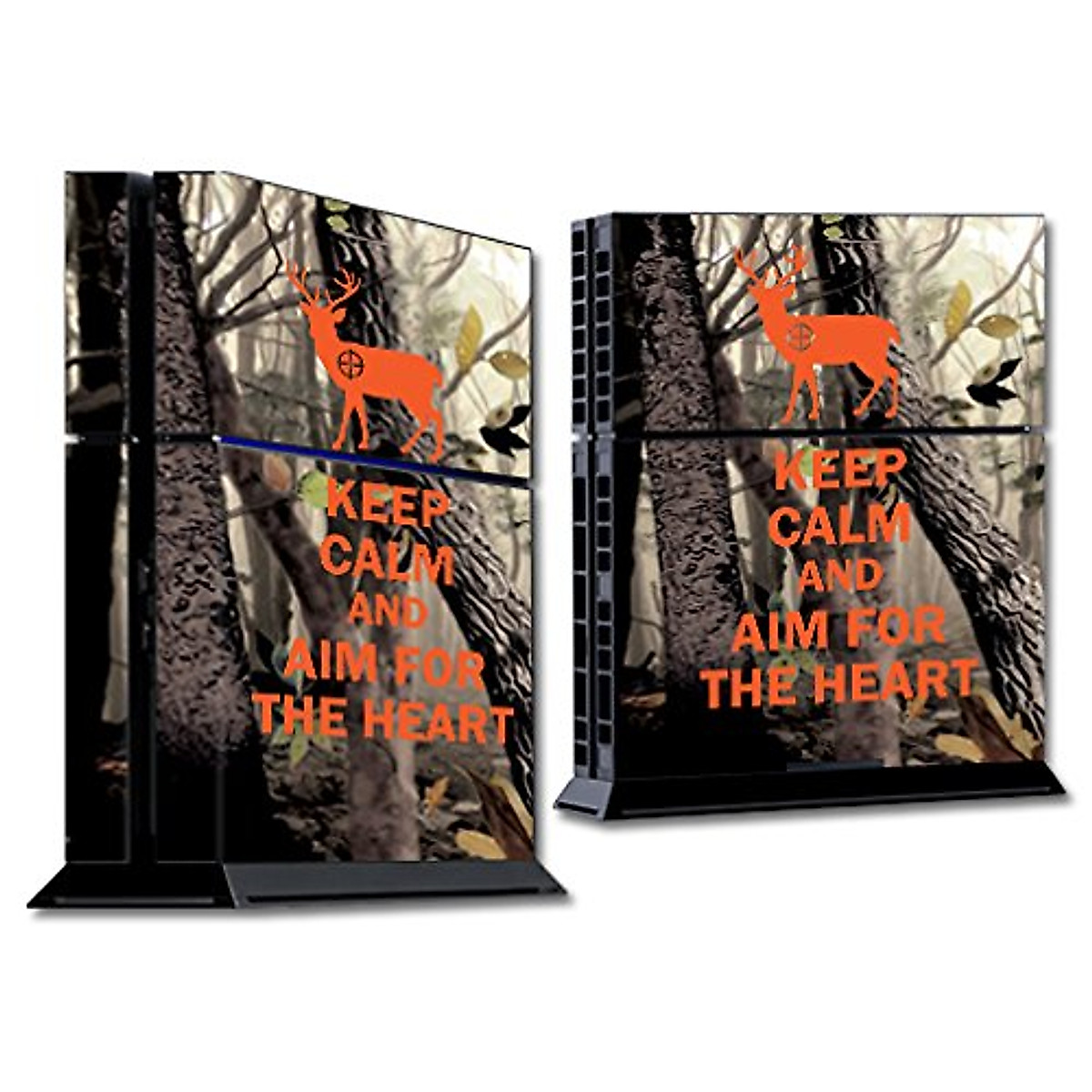 MightySkins Skin Compatible with Sony PS4 Console - Deer Hunter | Protective, Durable, and Unique Vinyl Decal wrap Cover | Easy to Apply, Remove, and Change Styles | Made in The USA