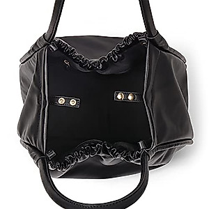 Lulu Dharma Tote (Black, Pleated Tote)
