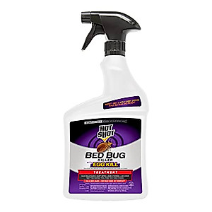 Hot Shot Ready-to-Use Bed Bug Killer Spray, Kills Bed Bugs and Bed Bug Eggs, Kills Fleas and Dust Mites, 32 Ounce