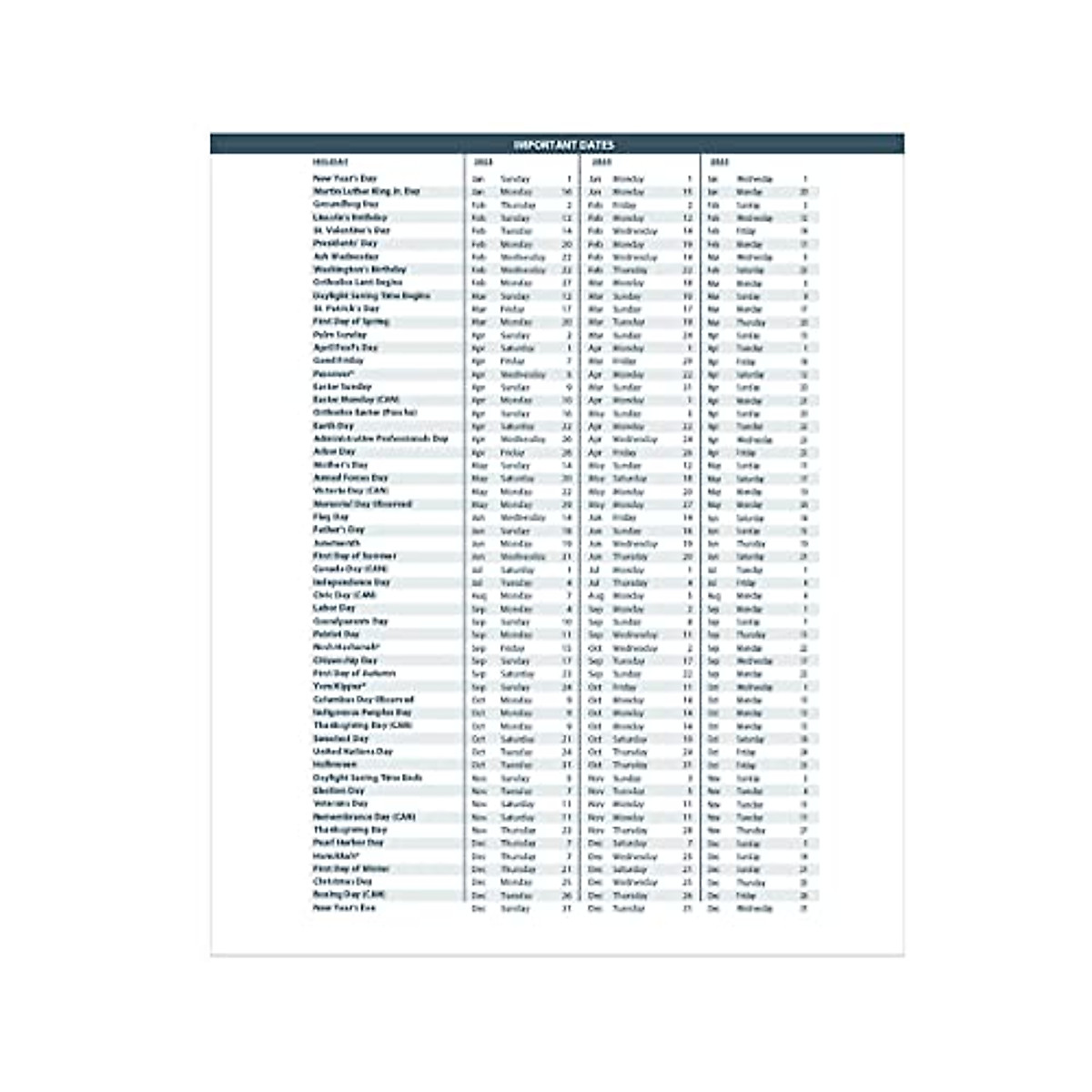 House of Doolittle 2023-2024 Weekly and Monthly Calendar Planner, Academic, Black, 7 x 9 Inches, August - July (HOD295532-24)