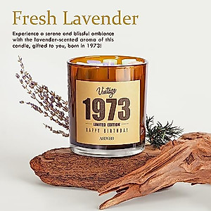 AOOVOO Scented Candles for Men - Candles for Home Scented, Soy Candles, Scented Candles Set, Men Candle Set, Lavender Candles Set M