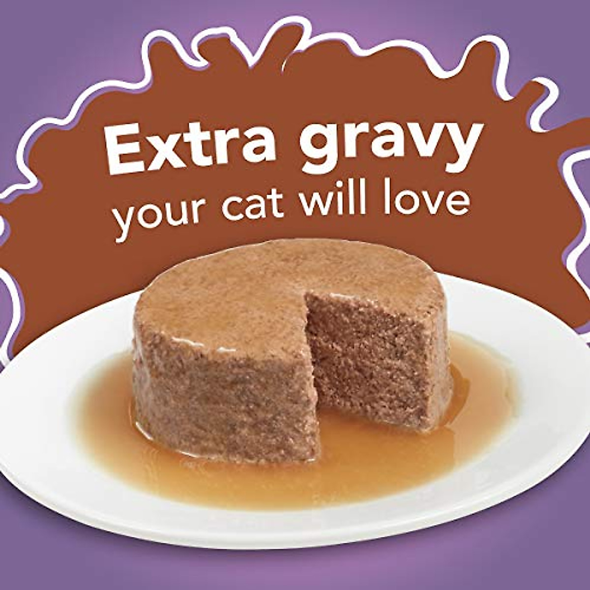 Purina Friskies Gravy Pate Wet Cat Food, Extra Gravy Pate With Turkey in Savory Gravy - (24) 5.5 oz. Cans