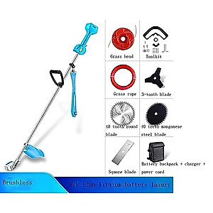 Land Mower Robotic Lawnmower Wired Brushless Battery Electric Lawn Mower Rechargeable Small Household Lawn Mower Handheld