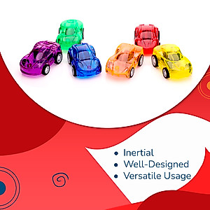 Race Cars Toys - Pull Back Cars for Toddlers - Mini Race Car Party Favors, Classroom Prizes - Bulk Toys - Toys for Vending Machines - 12 pcs - Easter Basket Stuffers