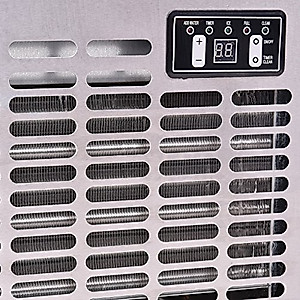 USzon Built-in Stainless Steel Commercial Ice Maker Portable Ice Machine Restaurant (Silver)