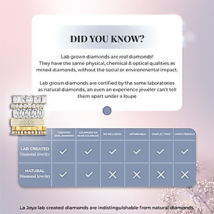 La Joya 1/2 CT TW Certified Lab Created Diamond Rings for Women - Solid 10k Yellow Gold Channel Set Wedding Band, Anniversary Band, Promise Ring And Stackable Band - Women's Ring Size 8.5