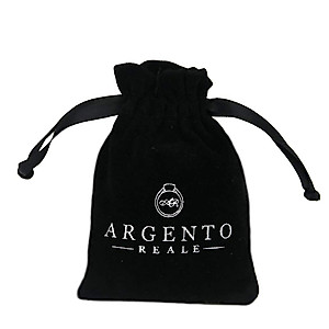 ARGENTO REALE 925 Sterling Silver Necklace Italian Handmade 4MM-10MM Bead Ball Chain Bracelet and Necklace for Women, Silver Bead Bracelet, Womens Silver Bracelets