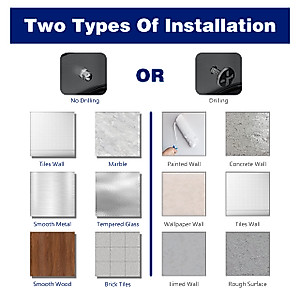 Fuprobys Shower Caddy 3 Pack - Large Shower Organizers & Soap Holder, Durable & Rustproof Shower Shelf, Wall Mounted Bathroom Shower Shelves, No Drilling Adhesive Shower Caddy with 4 Hooks, Black