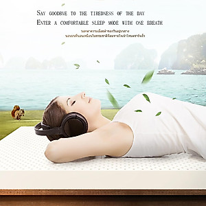 ARyako 100% Natural Latex Topper Firm - 4 Inch Collection The Only Virtually Allergy Free Latex - Firm,4in,150x200cm(59x79in)