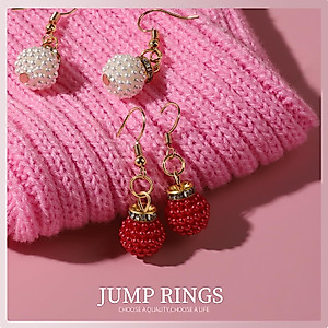 LEOBRO Jump Rings, 968pcs Jewelry Making Supplies, Jump Rings for Jewelry Making, Gold Silver Jump Rings for Charm, Lobster Claw Clasps for Necklace Bracelet Jewelry, Key Chain Rings for Keychain