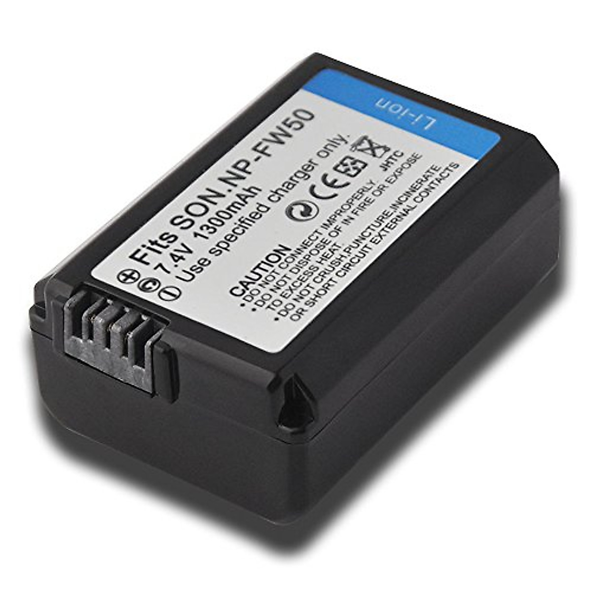 NP-FW50 SR 2-Pack Camera Battery for Sony A6000, A6500, A6300, A7, A7II, A7SII, A7S, A7S2, A7R, A7R2, A7RII, A55, A5100, RX10, RX10II, Replacement Li-ion Batteries, 1150mAh, 100% Compatible