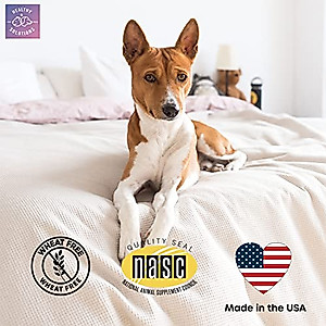 Calming Chews for Dogs - 60 Dog Calming Treats for Anxiety, Stress Relief Aid, Storms, Grooming, Fireworks, Separation, Travel, & Motion Sickness - Made in USA