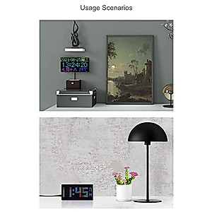 Waveshare RGB Full-Color Multi-Features Digital Clock for Raspberry Pi Pico 64×32 RGB Matrix Accurate RTC