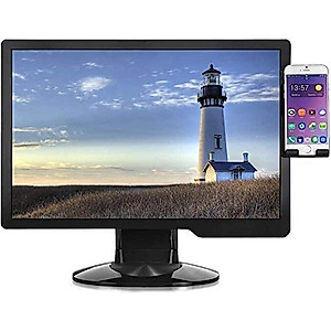 Mobile Phone Holder, That Clip on Monitor for Laptop or Desktop Within 25mm Thickness, Cell Phone Stand Smart Phone Dock Mobile mounts Phone Clip for Universal Computer Display, Cell Phone Mount