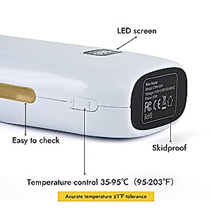 Waxkiss Roll On Wax Kit, Waxing Kit For Hair Removal with 2 Soft Wax Cartridge 12pcs Wax-removing wipes and 100pcs Wax Strips, Professional Wax Heater Machine for Sensitive Skin