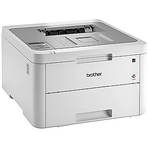 Brother HL-L3210CW USB & Wireless Digital Color Laser Printer for Home Business Office - Single-Function: Print Only - 600 x 2400 dpi, 250-Sheet Large Capacity, BROAGE Printer Cable