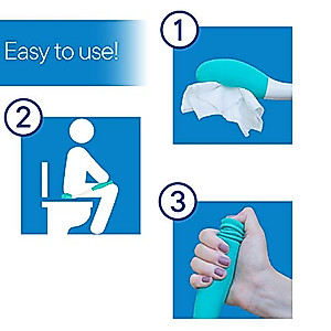 RMS Long Reach Comfort Wipe - Self Assist Toilet Aid, Ideal Daily Living Bathroom Aid for Limited Mobility