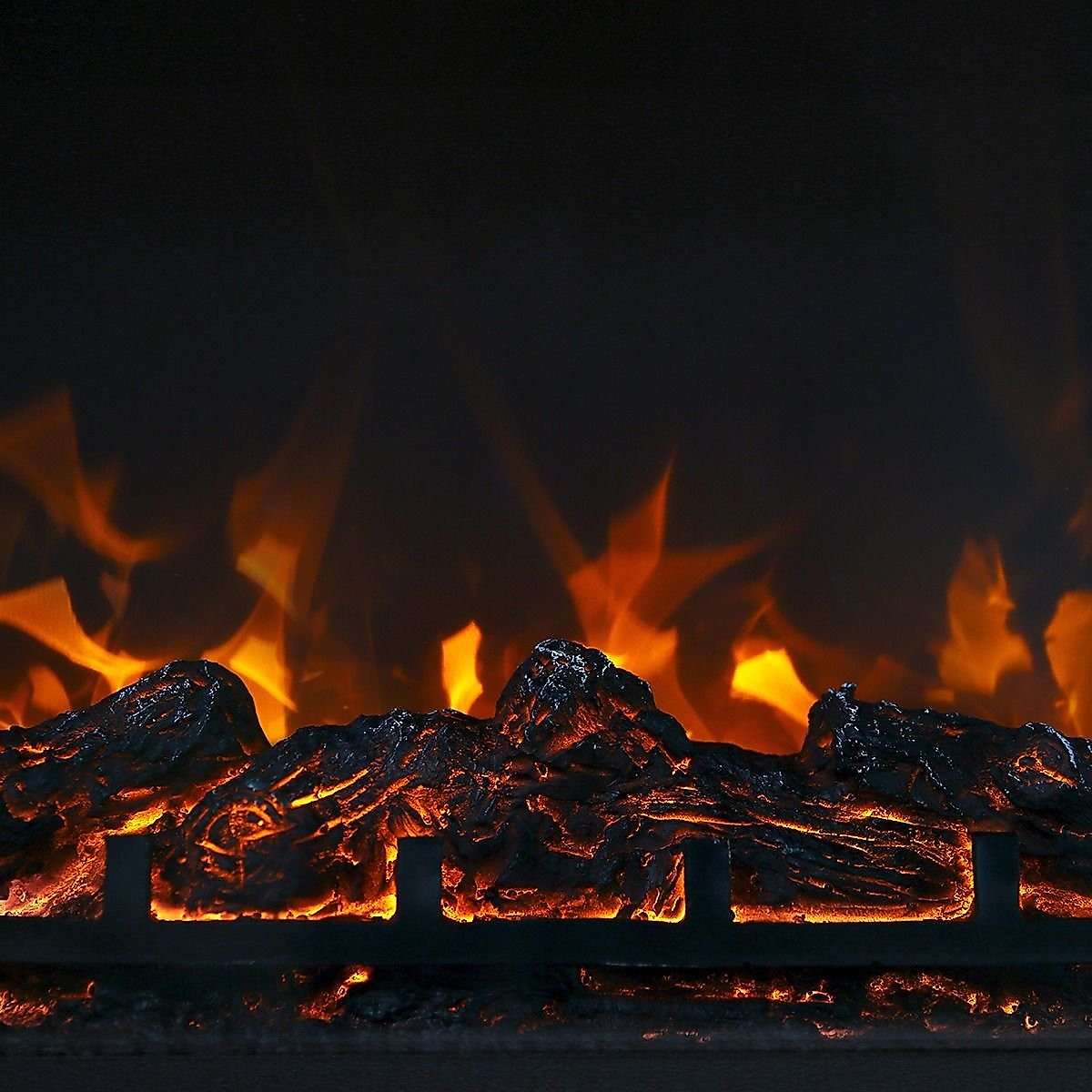 XtremepowerUS Electric Fireplace Insert w/Remote & Timer 28.5" 1500W Adjustable 3D Flame Space Heater Wall Firebox Indoor Stove Room Fake Place