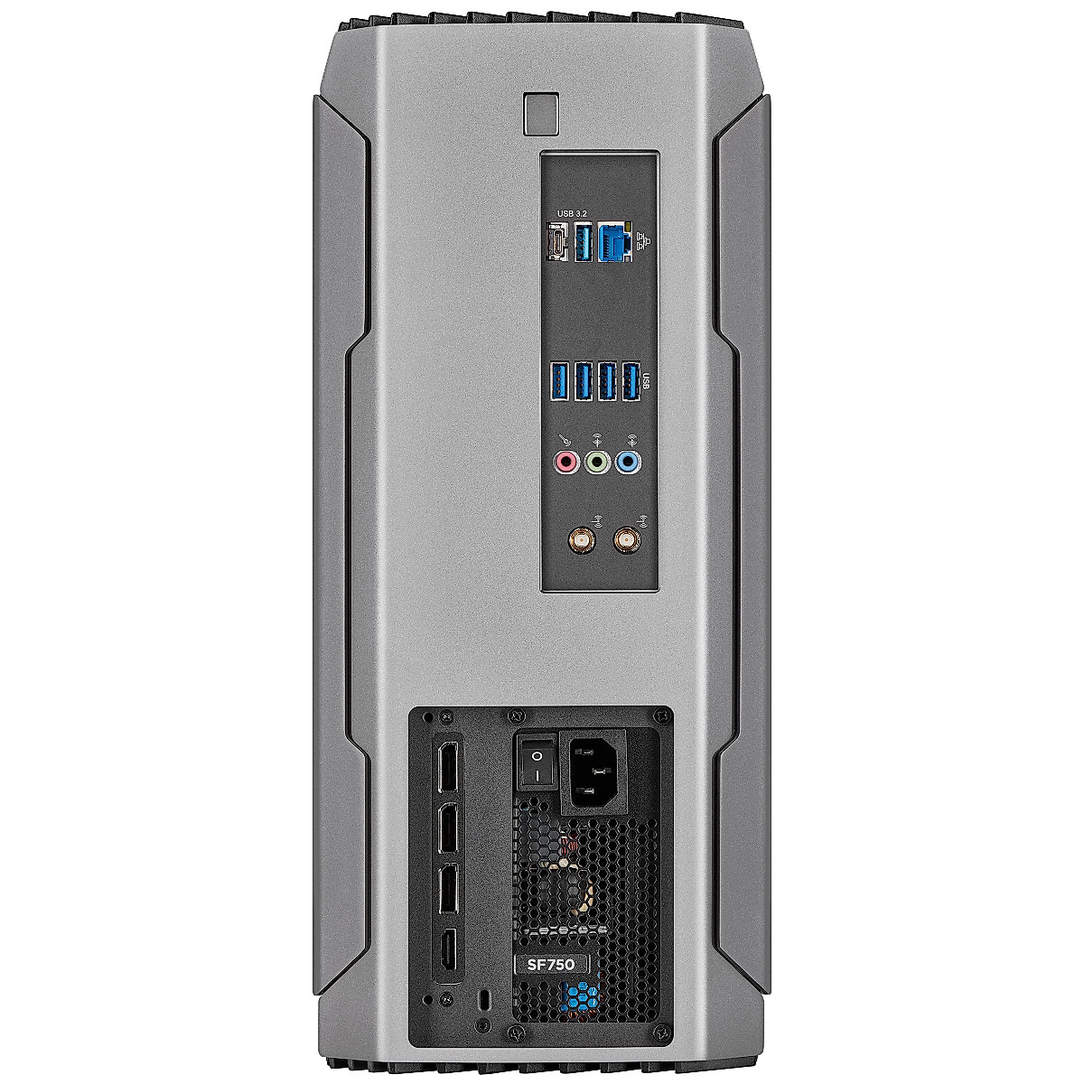 Corsair ONE PRO a200 Compact Workstation-Class PC - AMD Ryzen™ 9 5950X CPU - NVIDIA® GeForce RTX™ 3080 Graphics - 64GB Vengeance LPX DDR4 Memory, 2TB, Windows 10 Pro,Bright Silver