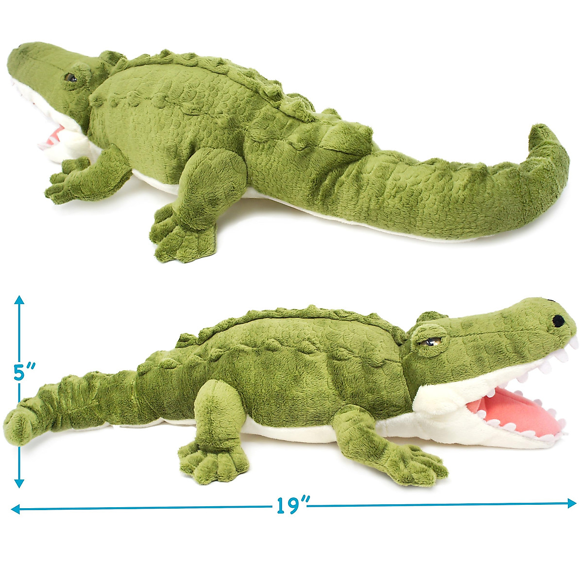 TigerHart Carioca The Crocodile - 19 Inch Large Alligator Stuffed Animal Plush